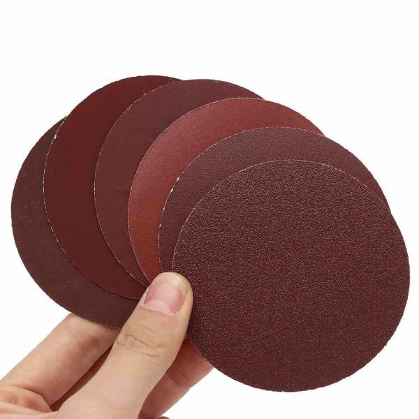 Quality Hook And Loop Abrasive Sanding Disc Sandpaper Sheets For Surface Polishing 125 for sale