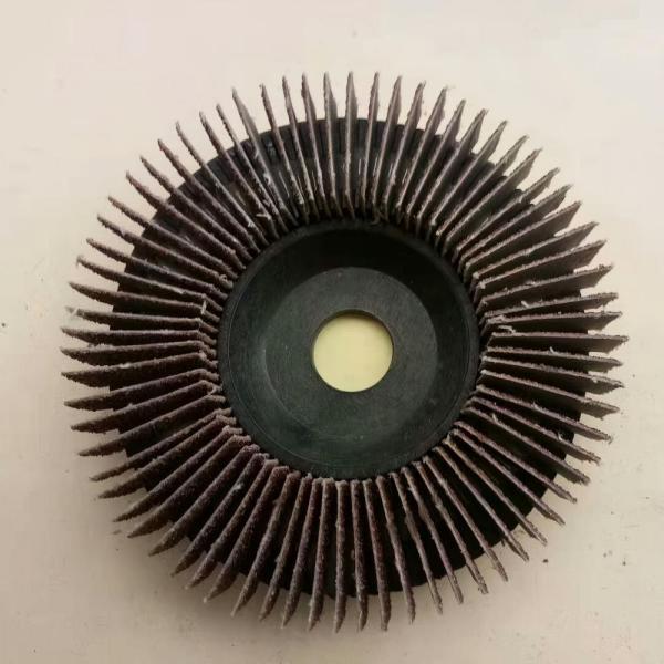 Quality Curved 320 Grit 40 Grit Flap Wheel Disc Aluminium Oxide For Metal Custom for sale