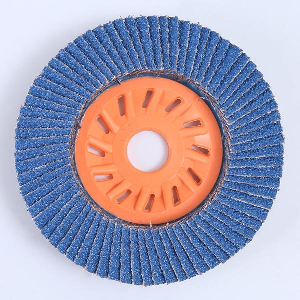 Quality Blue Zirconia Aluminium Abrasive Flap Disc 36 Grit For Angle Ginder Wood Polishing for sale