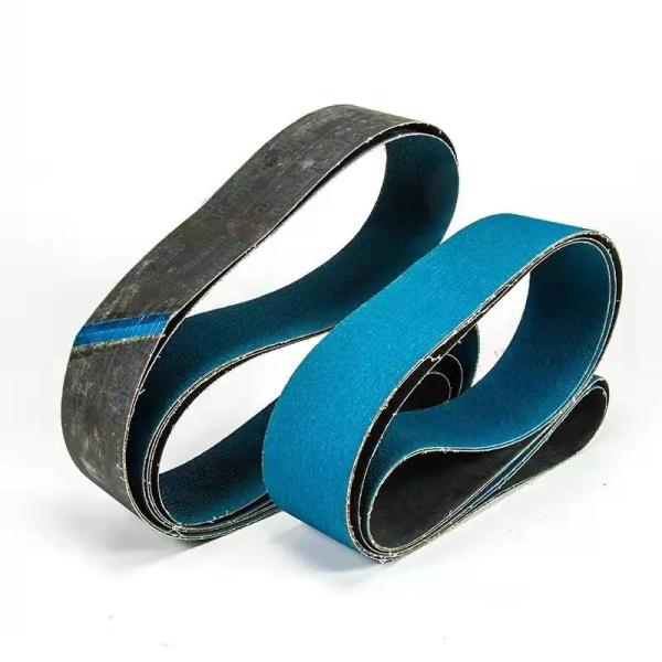Quality Custom Aluminium Zirconia Abrasive Sanding Belt For Polishing 24-120 Grit for sale