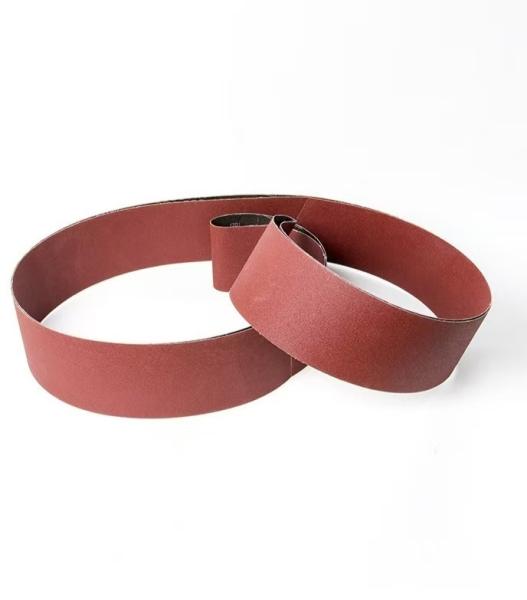 Quality 220 grit Dry Wet Aluminum Oxide Abrasive Sanding Belt 2100x50mm For Wood for sale