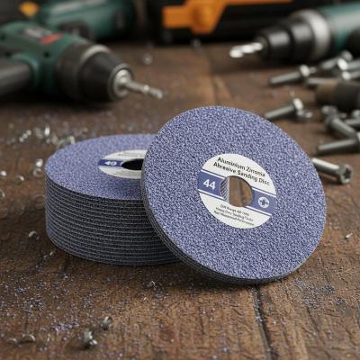 China Aluminium Zirconia Abrasive Sanding Disc Grit Range 60-100p Designed for Heavy Duty Sanding Tasks Non Waterproof Performance for sale