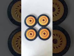 flap disc with plastic backing