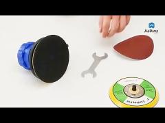 125mm circular alumina abrasive sanding disc 24-1000 grit for fast cutting