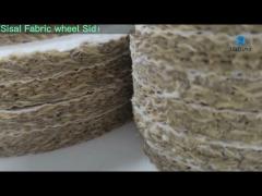 150mm 100mm sisal polishing wheel for stainless steel jewelry buffing
