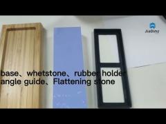 high efficiency whetstone 2 side whetstone sharpening stone knife sharpener stone set