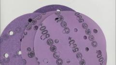 5 Inch Purple P60-P800 Hook and Loop Ceramic Sanding Disc Automotive Sandpaper
