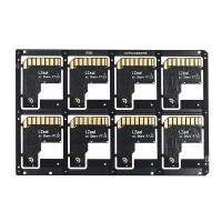China 0.26mm Memory IC Substrate with 25μm Line Width and Soft Gold Plating for Semiconductor Packaging for sale