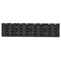 China Custom Black Memory IC Substrate for Memory Cards - 0.18mm Thickness, 12μm Copper, 2 Layer Design for sale