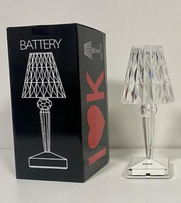 Cina Salone a comando a tocco della lampada da tavolo di RGB Crystal Desk Light Acrylic Rechargeable in vendita