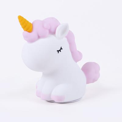 Cina Unicorn Soft Night Light Color che cambia la lampada infantile di sonno del bambino in vendita
