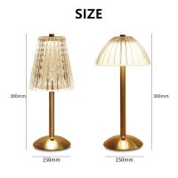 China USB Crystal Bedside Night Light Bar Table Lamp For Restaurant for sale