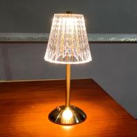 China USB Crystal Bedside Night Light Bar Table Lamp For Restaurant for sale