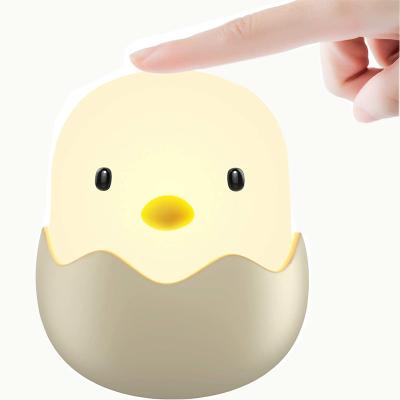 China 3000K 6500K die Chick Night Light Kids Travel-de Lamp van de Siliconeaanraking de borst geven Te koop