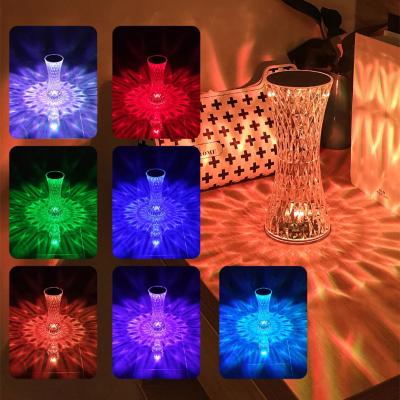 Cina 19*8*8cm Crystal Desk Lamp 5W 04 ricaricabili ha condotto Crystal Lamp in vendita