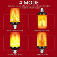 China 5W Flicker Flame Night Light Bulbs 1400K Effect Led Flame Bulb for sale