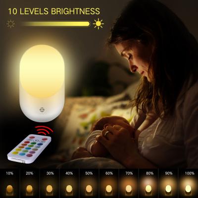 中国 セリウム0.7W Dimmable夜ランプ リモート・コントロールの有効な夜ライト 販売のため