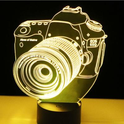 中国 セリウムのカメラ3dプリンター夜ライト3D 05変更7色ライト 販売のため