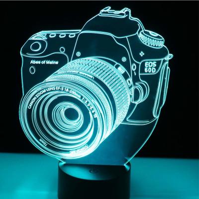 中国 セリウムのカメラ3dプリンター夜ライト3D 05変更7色ライト 販売のため