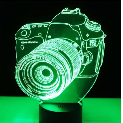 中国 セリウムのカメラ3dプリンター夜ライト3D 05変更7色ライト 販売のため