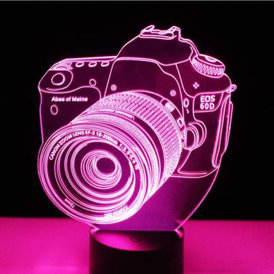 中国 セリウムのカメラ3dプリンター夜ライト3D 05変更7色ライト 販売のため