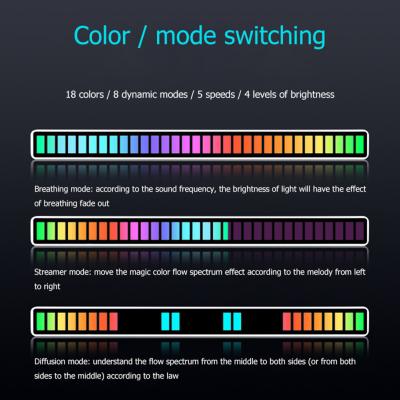 Cina I suoni controllano il tipo barra luminosa ambientale del ritmo della luce notturna 16mm di C Rgb in vendita