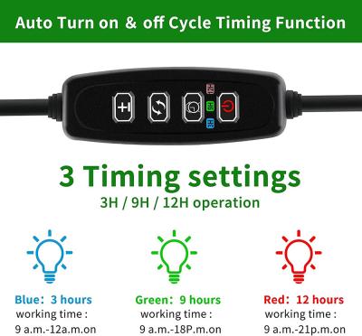 China 5730SMD rode Blauwe LEIDENE de Groeilamp met Tijdopnemer Regelbare Gooseneck Te koop