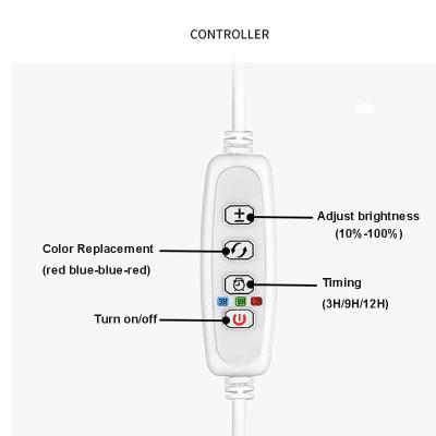 Cina 5V Dimmable 3 ore del LED di crescita della lampada di luce progressiva principale rossa del CE in vendita