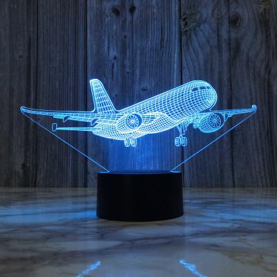 Cina Il tocco basso piano regolare di nerofumo dell'illusione 3D del Usb ha condotto la luce notturna in vendita