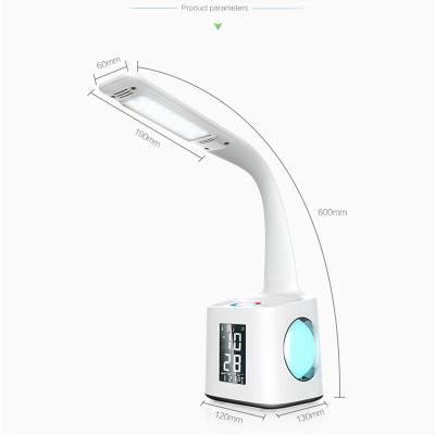 中国 256RGB白いLEDの電気スタンド13KGの時計はオフィスのためのカレンダーの卓上スタンドを導いた 販売のため