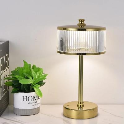 Cina Lampada di scrittorio acrilica di E27 RGB LED 100v intorno alle lampade da tavolo di vetro colorate in vendita