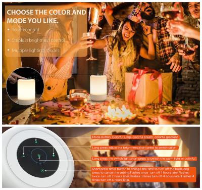 Cina luce notturna ambientale di tocco della Tabella 30W con USB e 7 colori in vendita