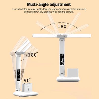 Cina lampada di scrittorio del calendario LED di 6500k 3200mah 7W con Pen Stand in vendita