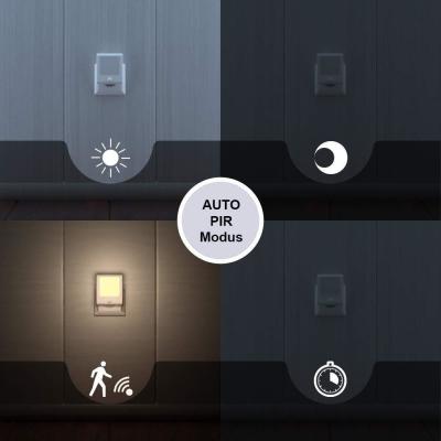 Cina 2 luce del pacchetto DC6V PIR Adjustable Smart Sensor Night per il retrocucina del garage in vendita