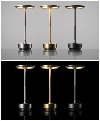 Cina Lampada da tavolo di alluminio della decorazione di tocco più tenue ricaricabile domestico LED di USB per il ristorante in vendita
