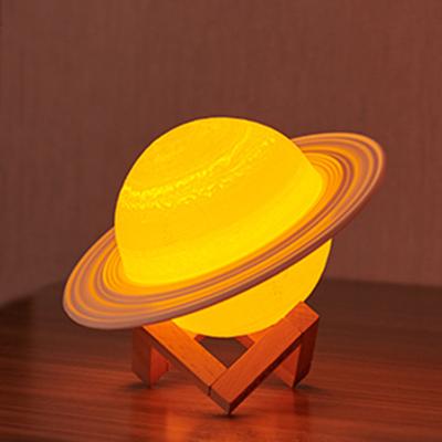Cina Illuminazione della lampada della luna di 16 colori LED, 3D che stampa la luce notturna ricaricabile di USB in vendita