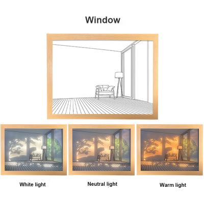 Cina Ins Style As Gift Bedside Night Lights Dimmable LED Desk Decorative Light Painting For House Home in vendita