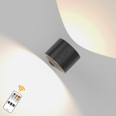 Cina Movable LED Sconce Wall Lamp Reading Light Magnetic Install Touch Remote Control For Bedside in vendita