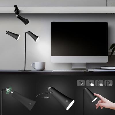 Cina 4000k Multifunction LED Touch Magnetic Desk Lamp Reading Clip Light For Outdoor and Indoor in vendita