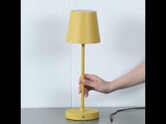 Modern LED Touch Desk Lights Restaurant Cordless Rechargeable Metal Table Lamp For Bar Hotel
