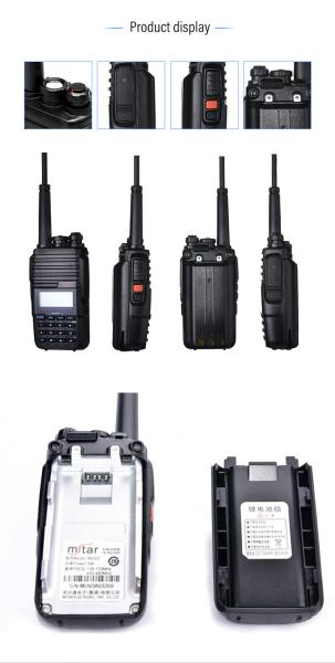 Quality Long Range VHF UHF Security Voice FM Portable Security Walkie Talkie Transmitter for sale