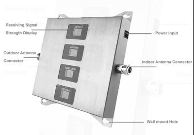 China Repeater CDMA GSM WCDMA DCS 2G 3G 4G Signal Booster 850 900 1800 2100 Mhz Quad Band Mobile Network Repeater for sale