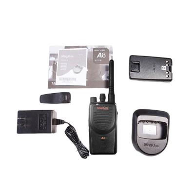 China A8 VHF 150-174MHz 5W Radio CB portátil con mango de jamón de dos vías Transceptor Walkie Talkie en venta