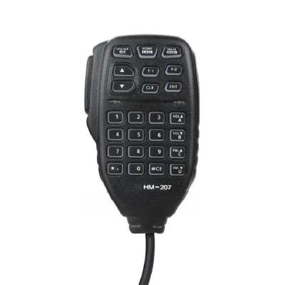 China HM-207 PTT Waterproof Long Range Transmitter Black Walkie Talkie Microphone Speaker for sale
