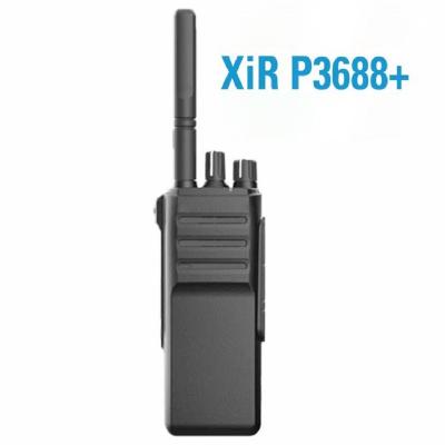 중국 XIR P3688+ 휴대용 디지털 아날로그 GPS 기능 DMR 비상 2차 라디오 판매용