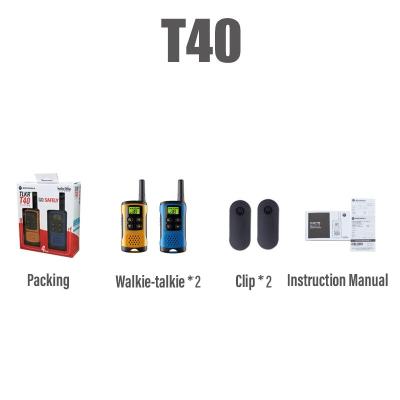 China T40 Handheld niet-gelicentieerde openbare intercom Outdoor Secure Mini Walkie Talkie Te koop