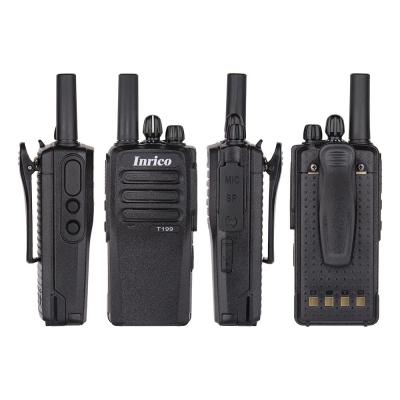 China Inrico T199 POC Long distance Two Way Radio Distance Long Radio Receiver sem NFC Não especificada eficiência à venda