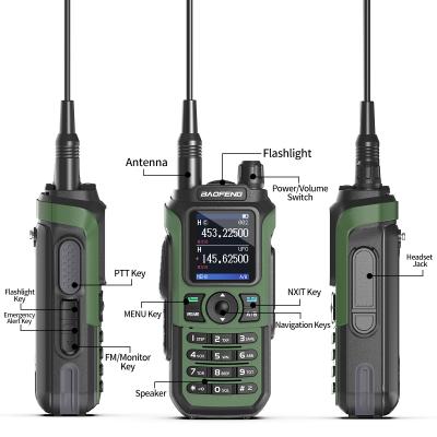 China 135*60*33mm Size Exclude Antenna Baofeng Walkie Talkie Long Range with 2600mAh Battery Capacity for sale