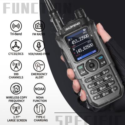 China 135*60*33mm Size Exclude Antenna Baofeng Walkie Talkie Long Range with 2600mAh Battery Capacity for sale