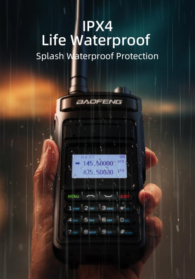 Baofeng P15UV Walkie Talkie display close-up